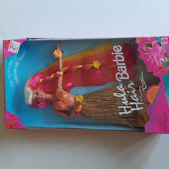 Mattel | Toys | Barbie Hula Hair New Sealed Box Dated 996 | Poshmark